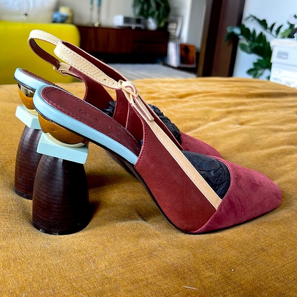 Tory Burch | Shoes | Tory Burch Peep Toe Slingback Sandal | Poshmark